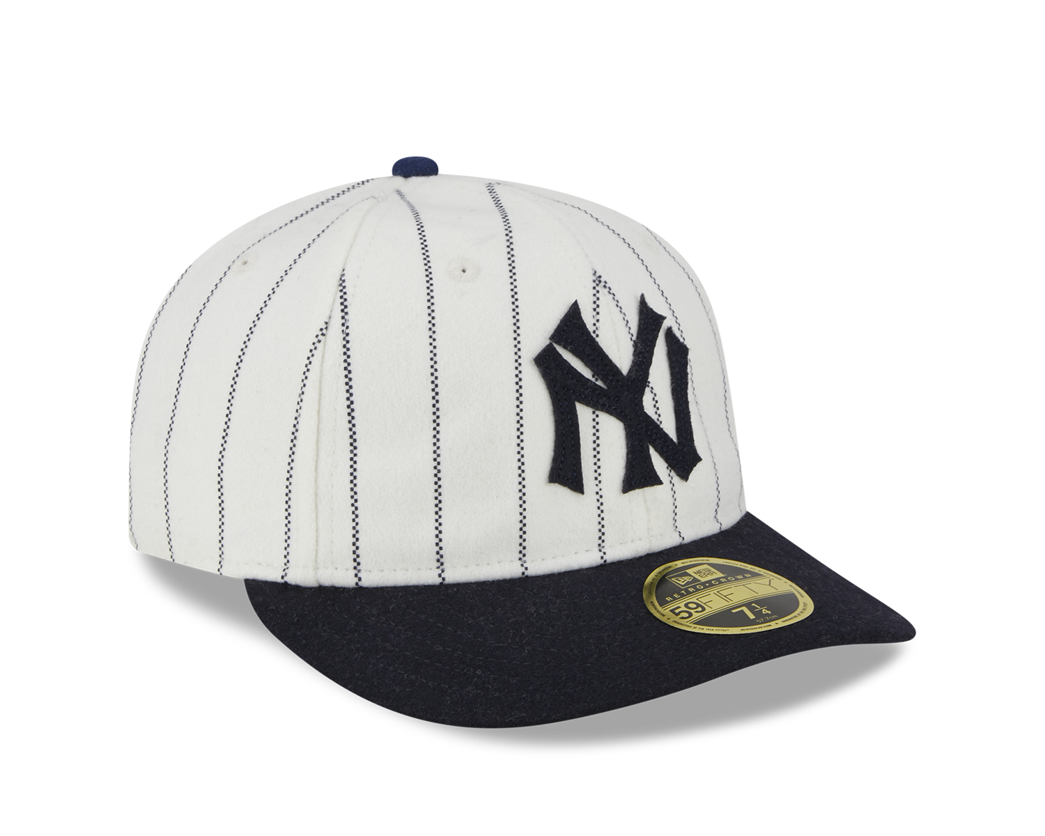 New York Yankees 59FIFTY Retro Crown MLB Stripe White/Black Cap – NewEra
