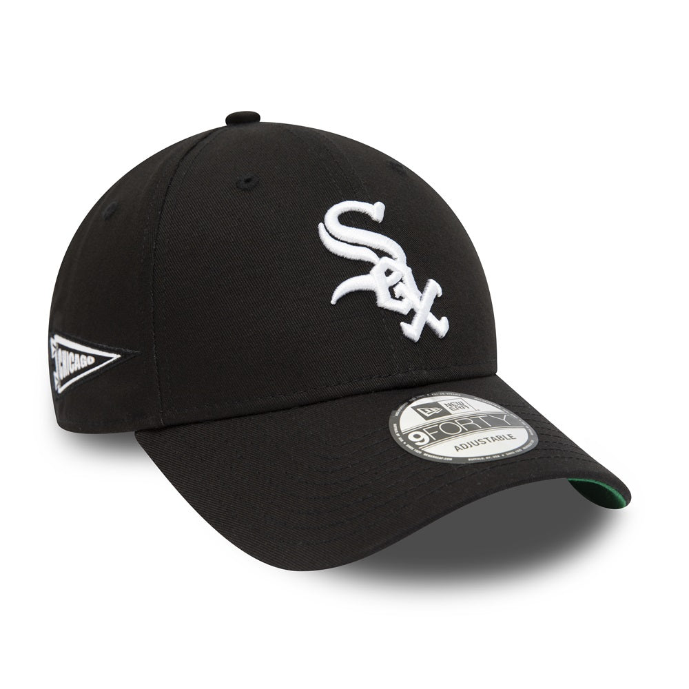 Chicago White Sox 9FORTY Team Side Patch Black Cap – NewEra