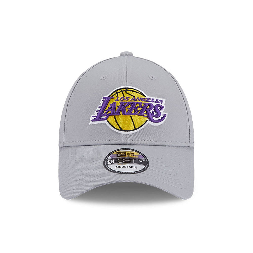 Los Angeles Lakers 9FORTY Team Side Patch Grey Cap – NewEra