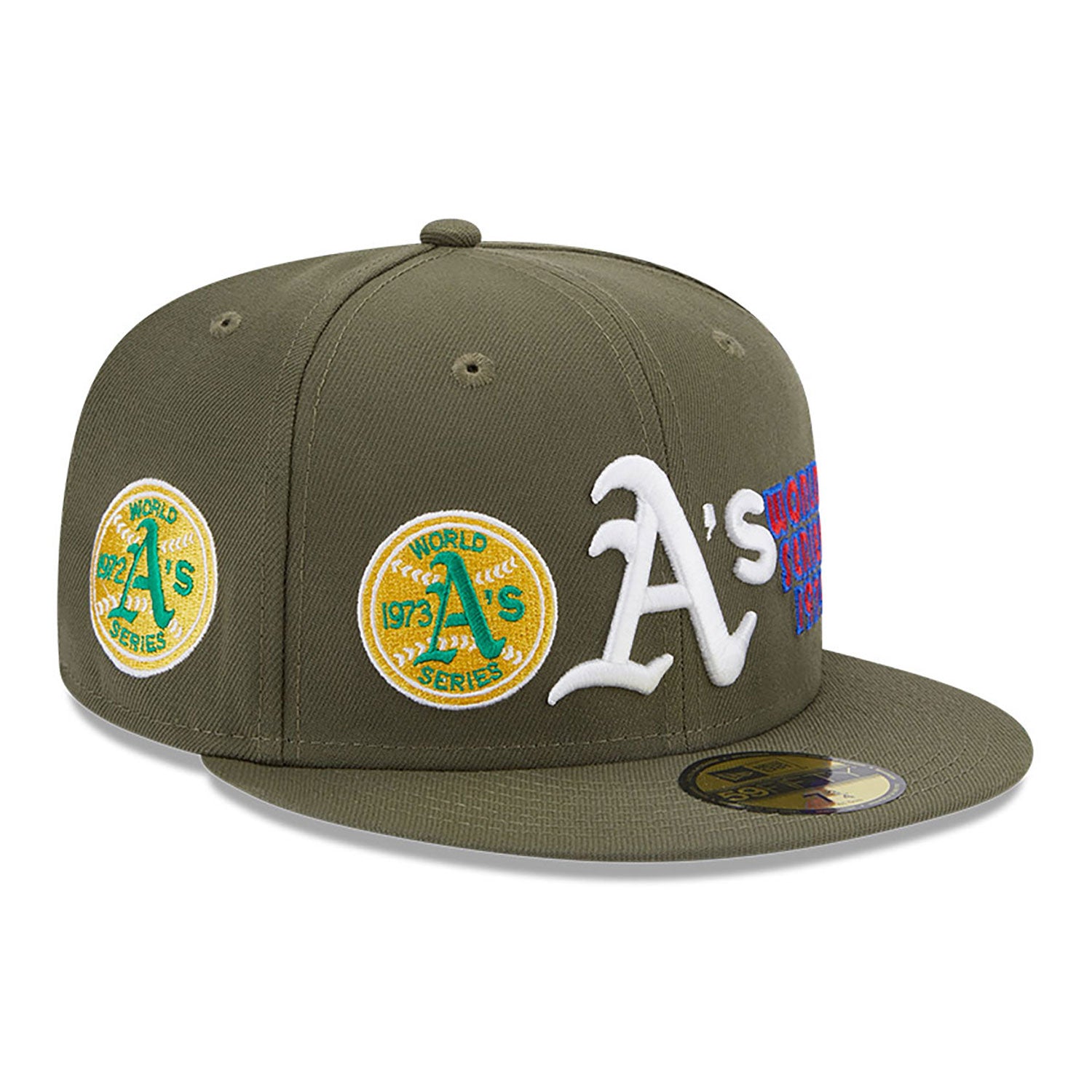 Oakland Athletics 59FIFTY MLB World Series Olive Cap – NewEra