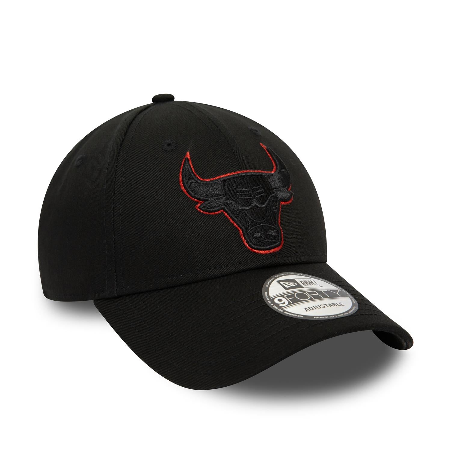 Chicago Bulls 9FORTY Metallic Outline Black Cap – NewEra