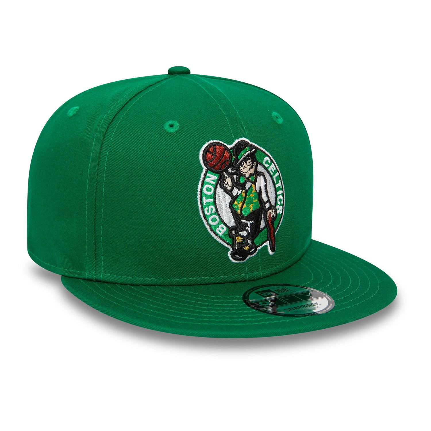 Boston Celtics 9FIFTY NBA Rear Logo Snapback Green Cap – NewEra