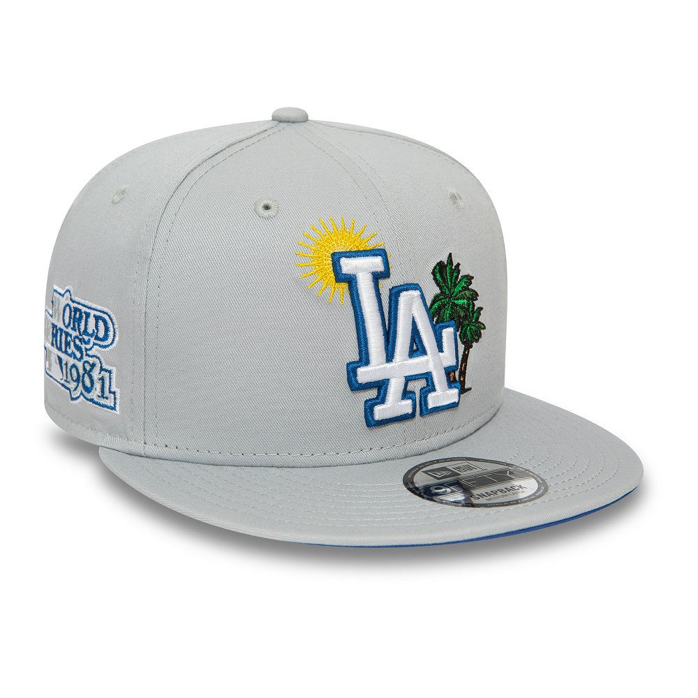 Los Angeles Dodgers 9FIFTY MLB Summer Icon Grey Cap – NewEra