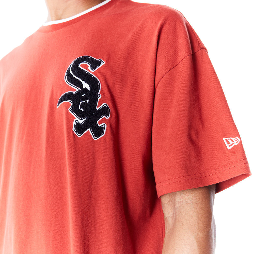 Chicago White Sox World Series Dropped Shoulder Red Tee – NewEra