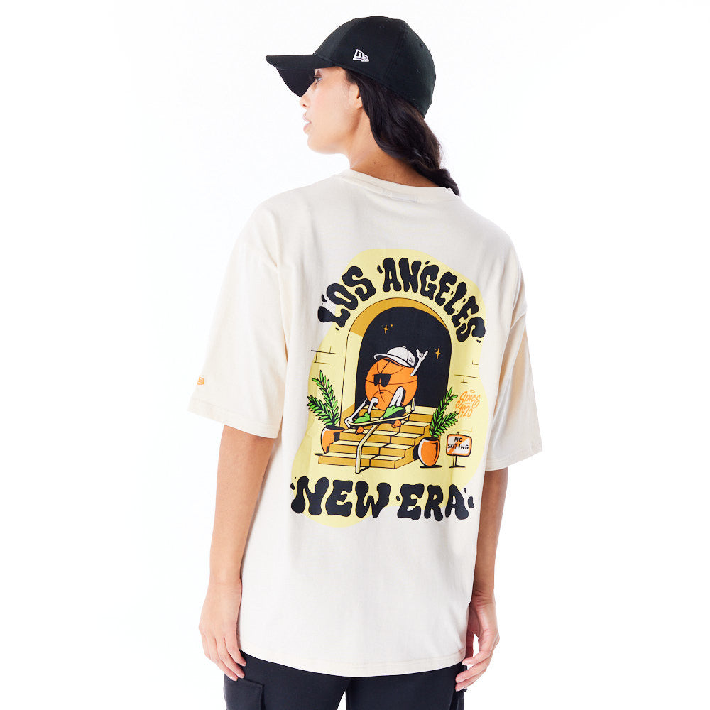 New Era Los Angeles City Graphic Oversized Stone Tee – NewEra