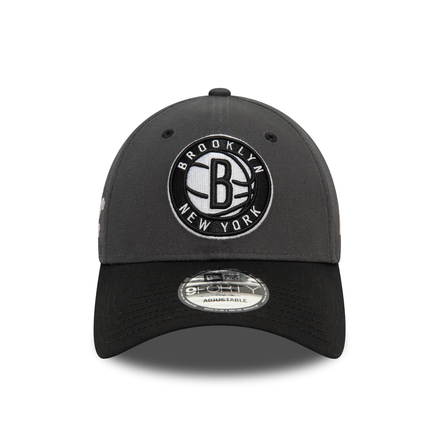 Brooklyn Nets 9FORTY NBA Side Patch Graphite Cap – NewEra