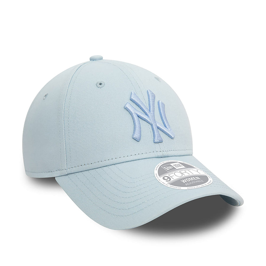 New York Yankees 9FORTY Womens League Essential Pastel Blue Cap – NewEra