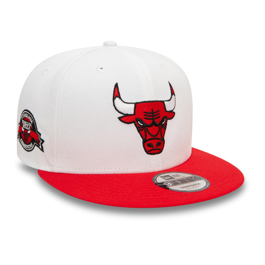 Chicago Bulls 9FIFTY White Crown Patch White/Red Cap – NewEra
