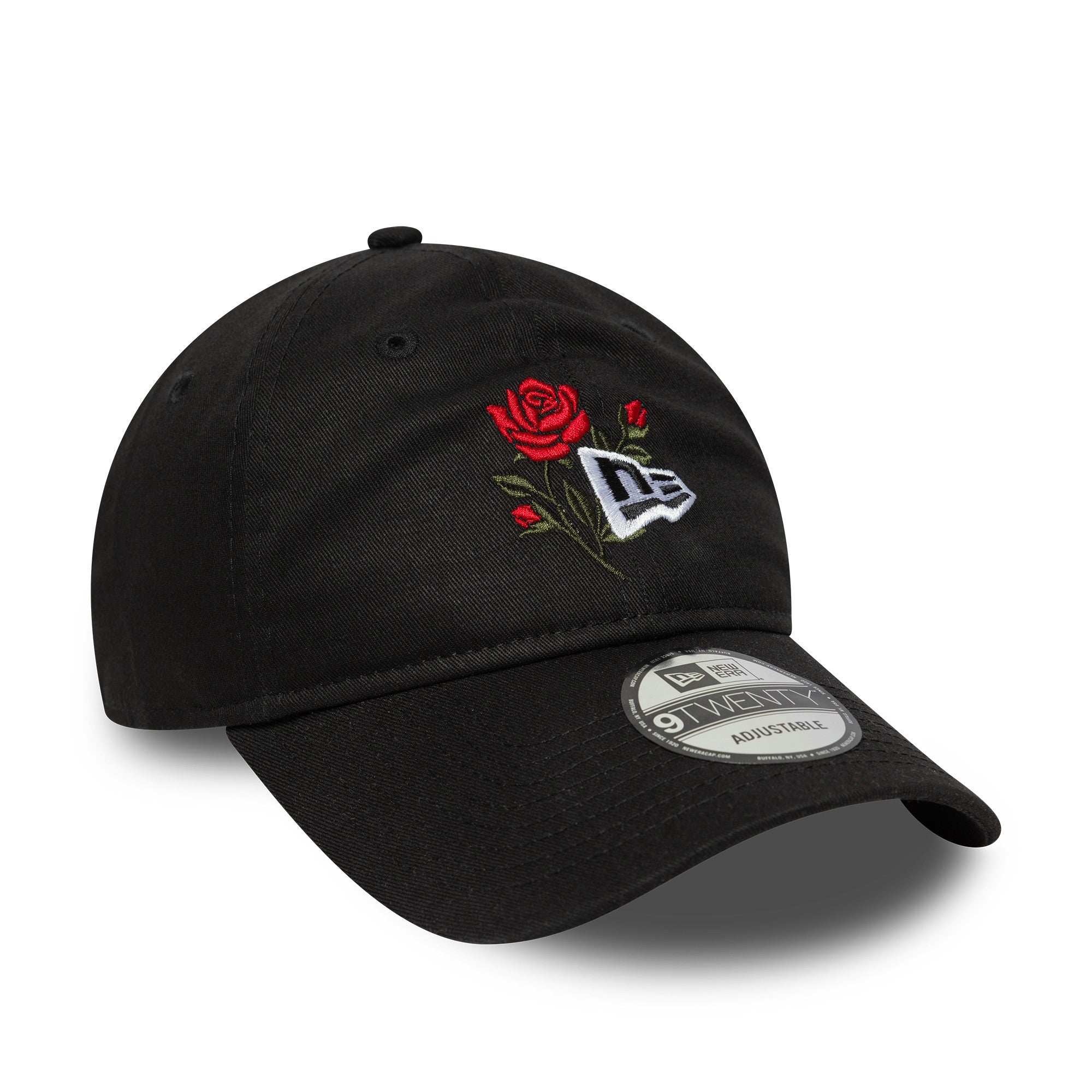 New Era 9TWENTY Rose Icon Black Cap – NewEra