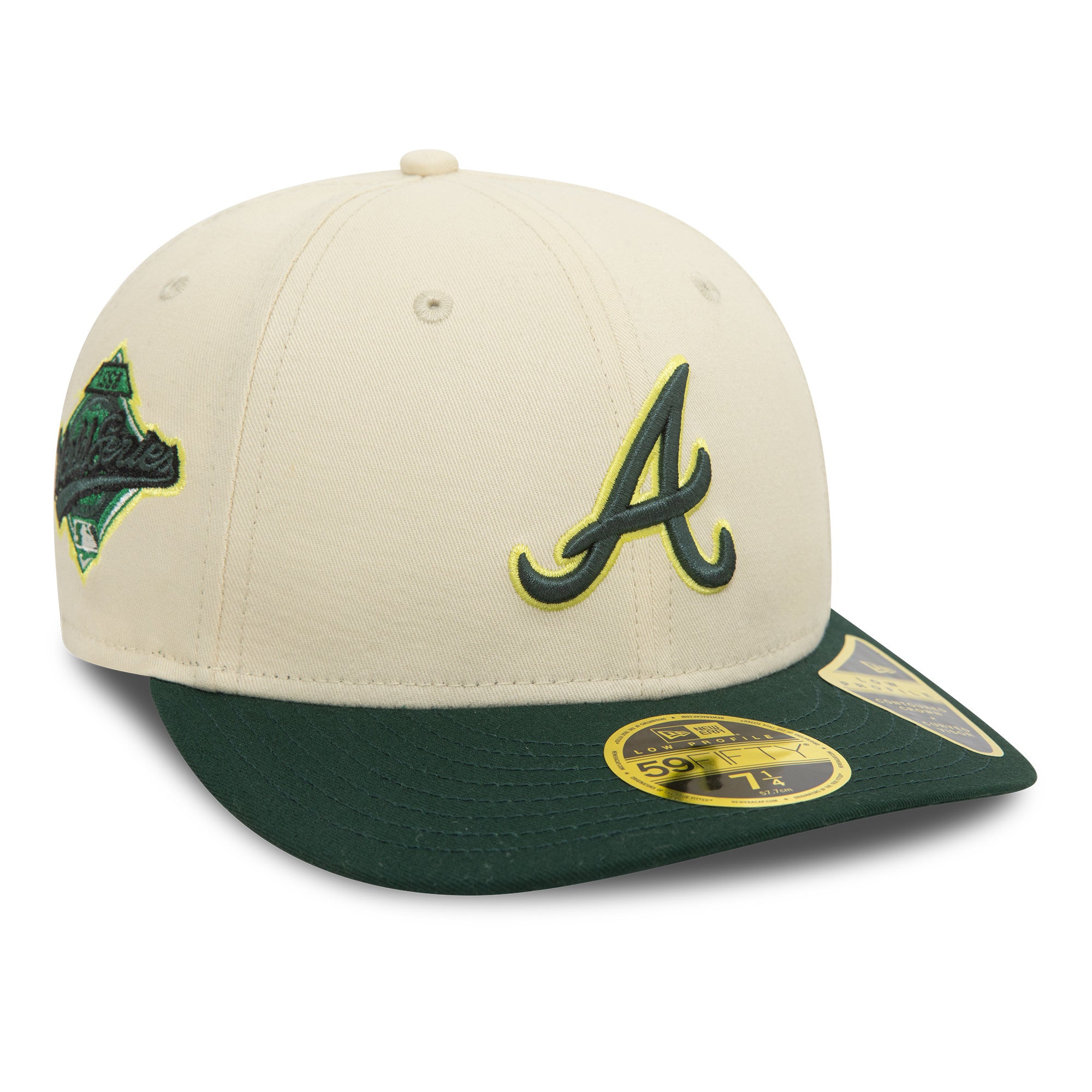 Atlanta Braves 59FIFTY Low Profile Seasonal World Series Stone/Green C ...