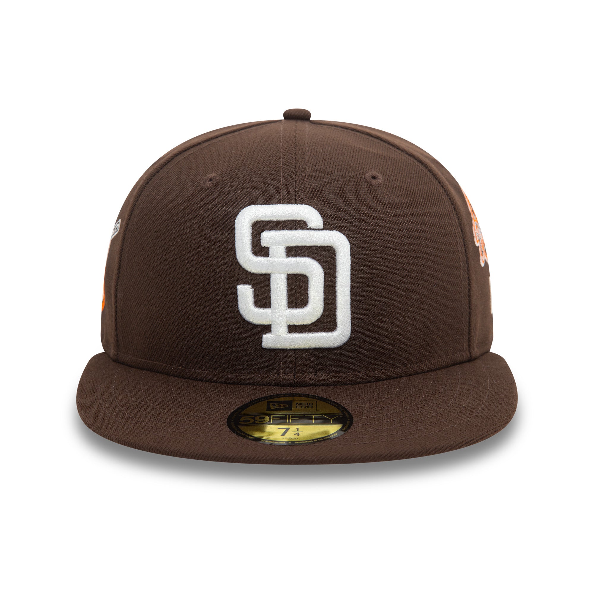 San Diego Padres 59FIFTYMLB Cooperstown Patch Brown Cap – NewEra