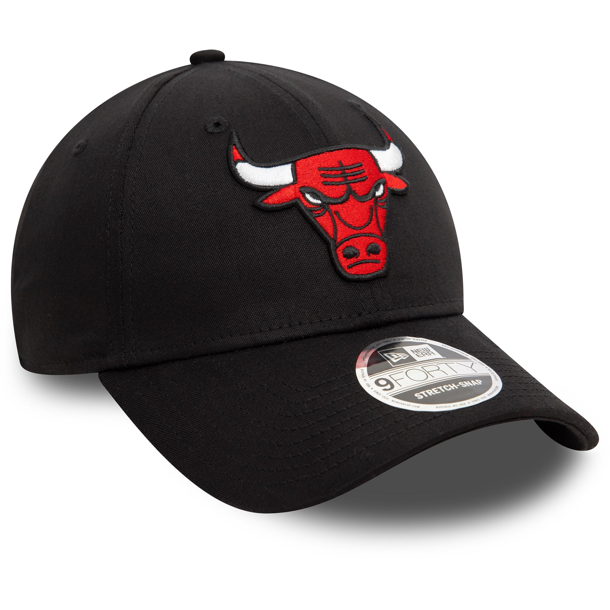 Chicago Bulls 9FORTY NBA Stretch Snap Black Cap – NewEra