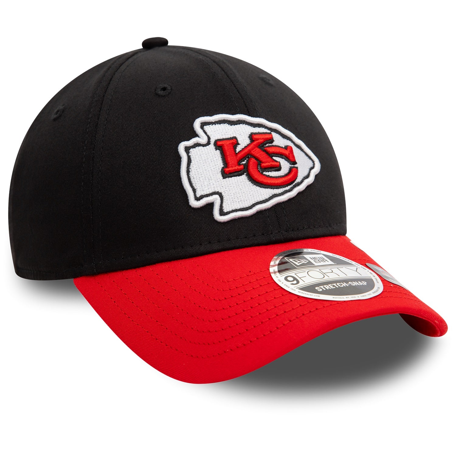 Kansas City Chiefs 9FORTY Stretch Snap NFL Black Cap – NewEra