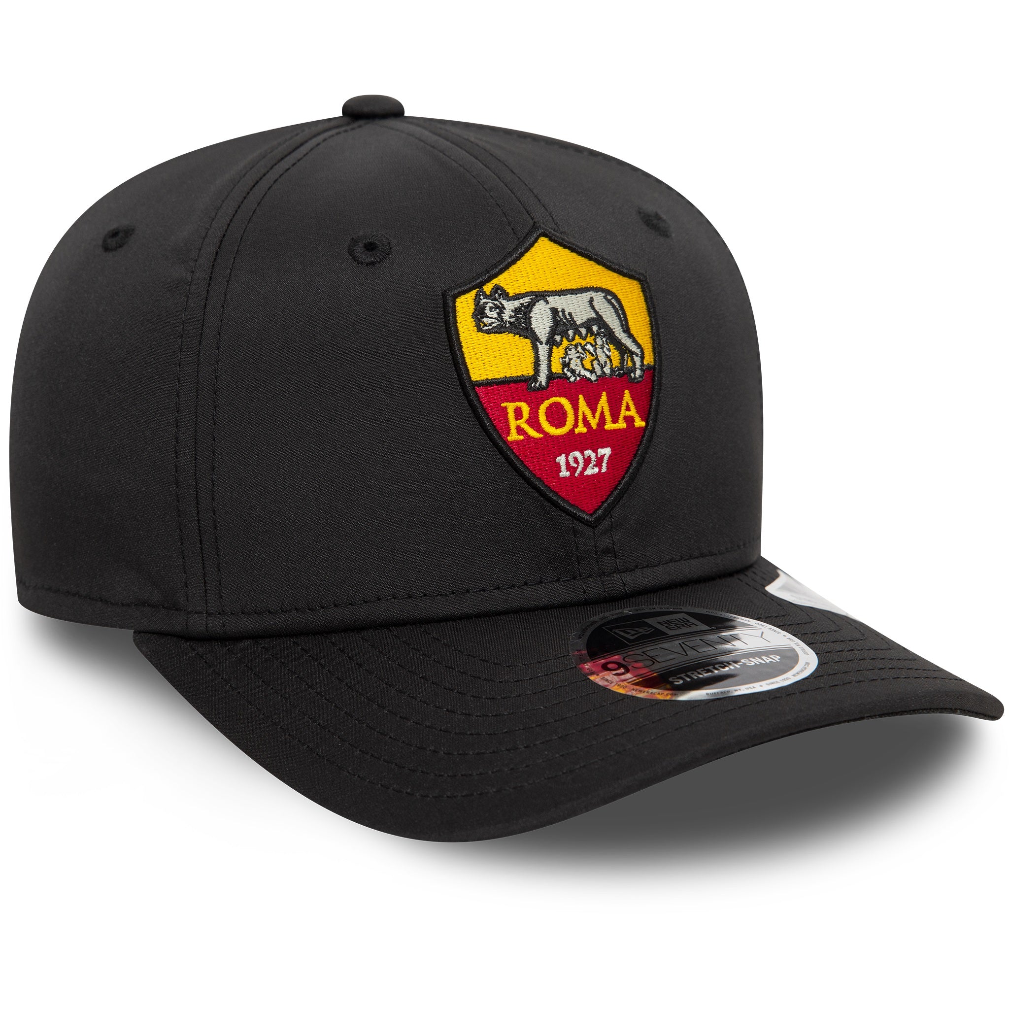 AS Roma 9SEVENTY Core Stretch Snap Black Cap – NewEra