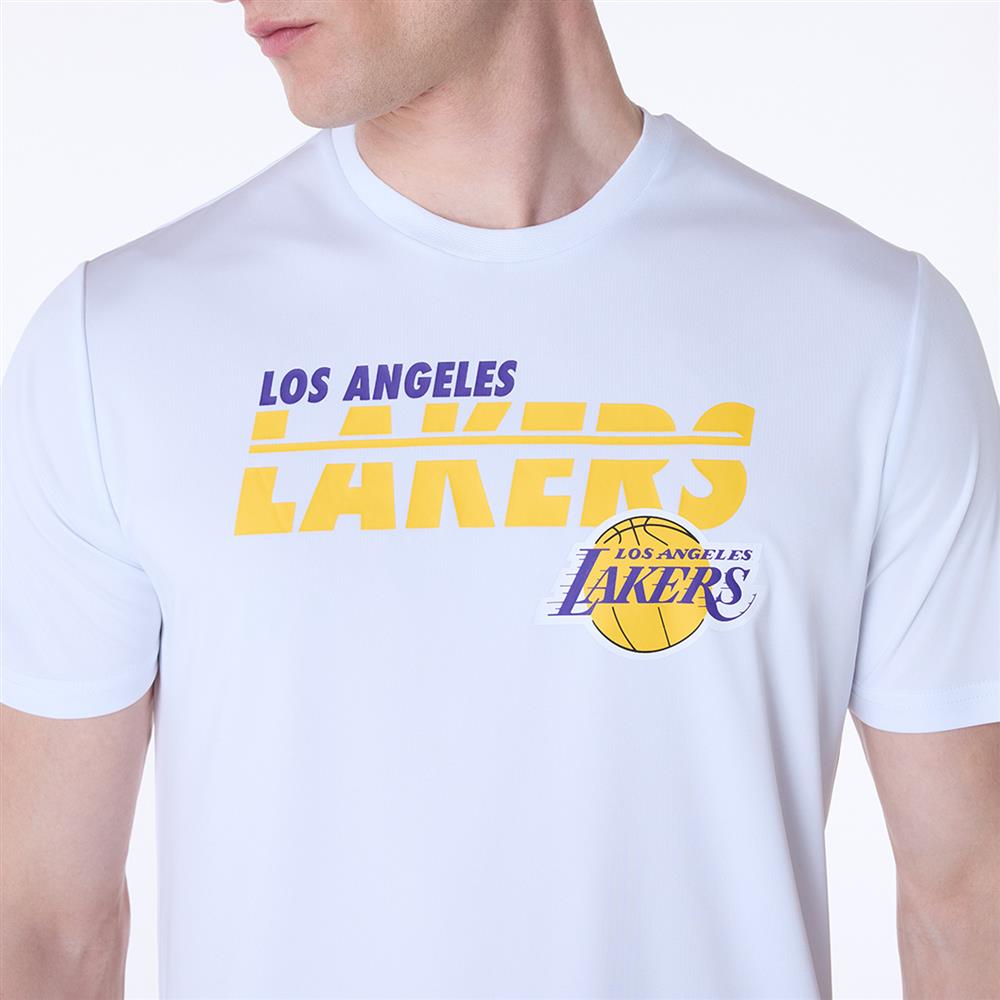 Los Angeles Lakers NBA Essentials White Tee – NewEra