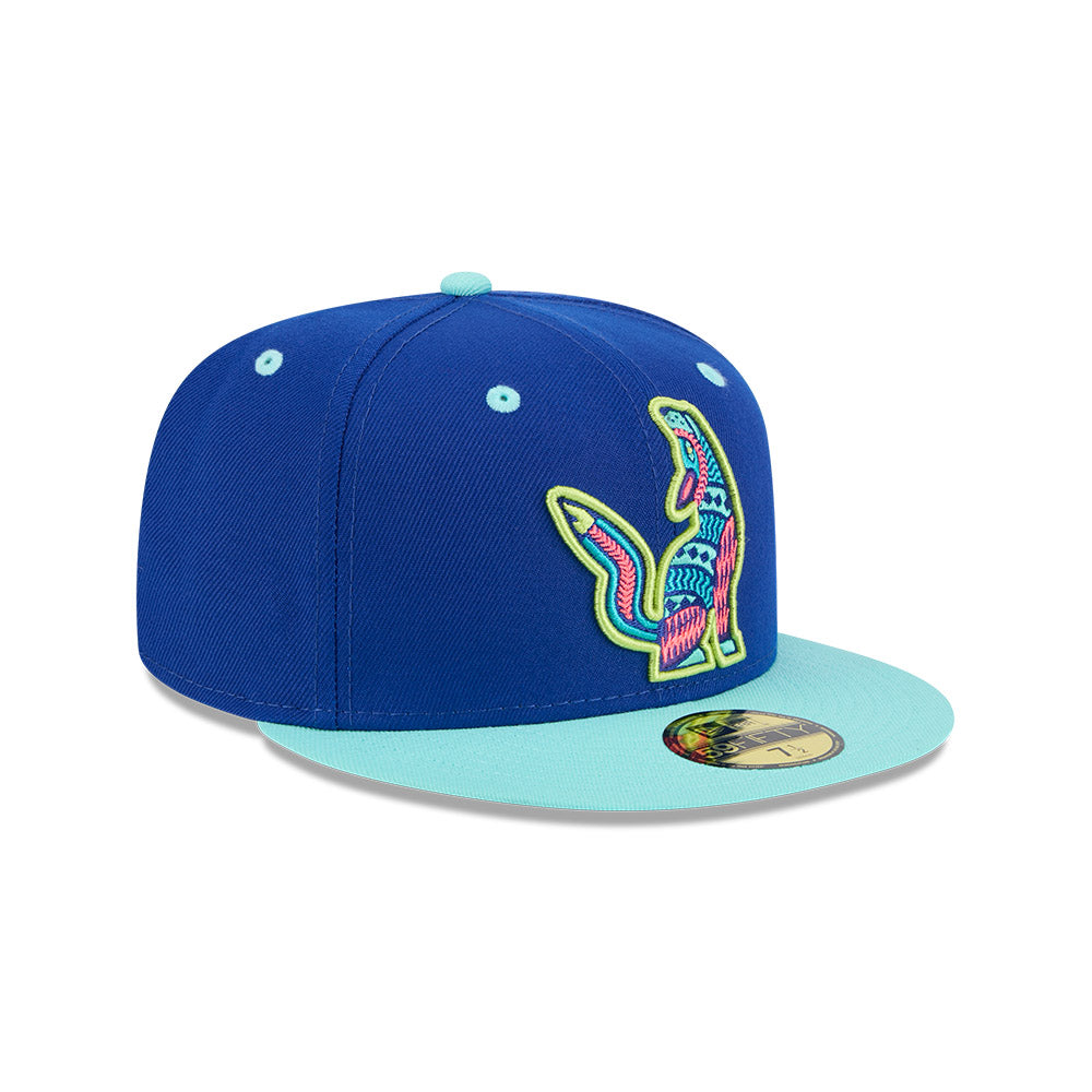Hillsboro Hops 59FIFTY MiLB Copa De La Diversion Royal Cap – NewEra