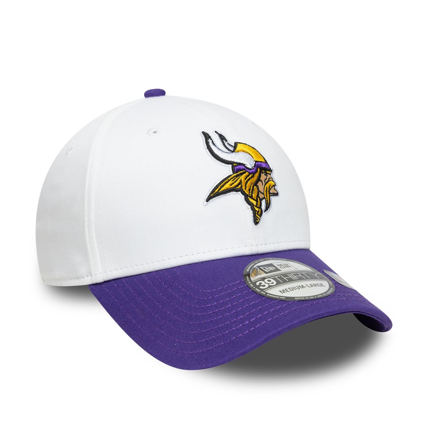 Minnesota Vikings 39THIRTY NFL Team Logo White Cap – NewEra