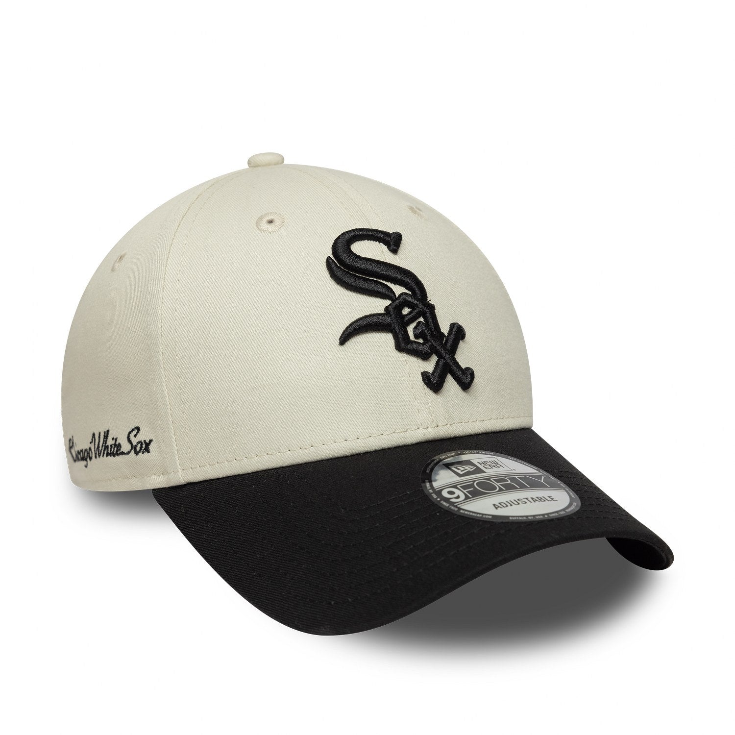 Chicago White Sox 9FORTY Side Script Ivory Cap – NewEra