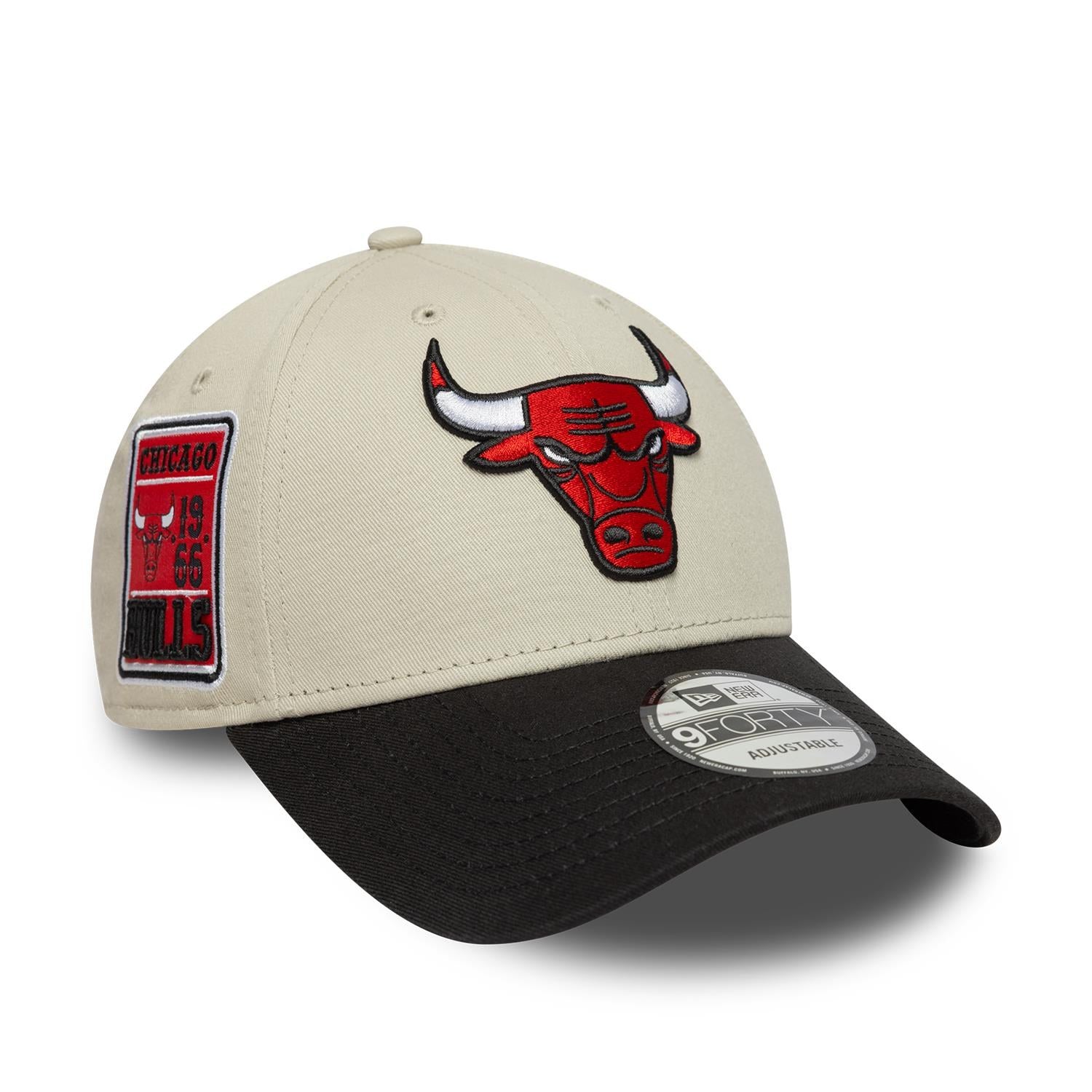 Chicago Bulls 9FORTY NBA Contrast Patch Patch Stone Cap – NewEra