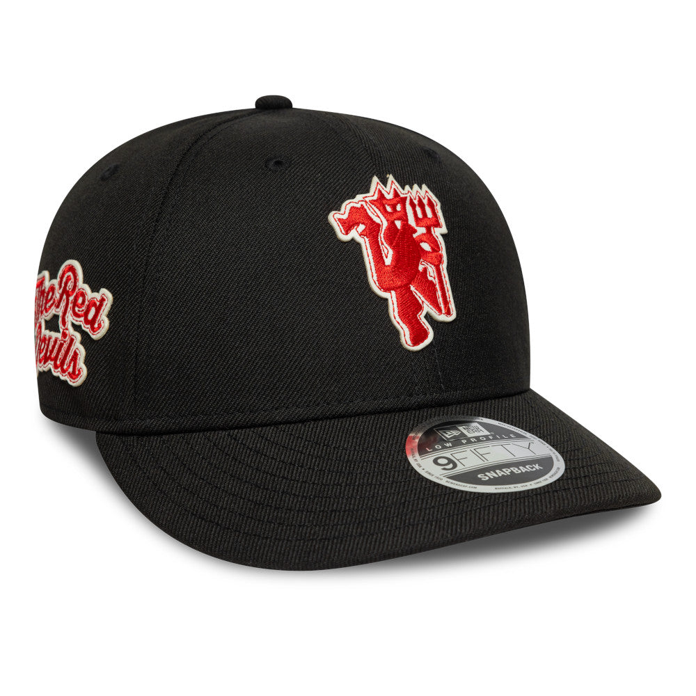 Manchester United FC Low Profile 9FIFTY Vintage Snapback Black Cap – NewEra