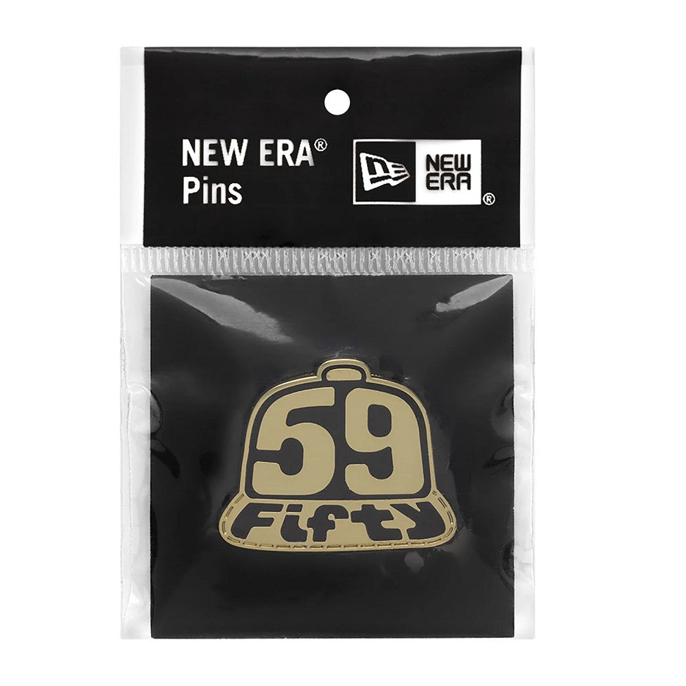 New Era 59FIFTY Day Cap Gold/Gold Pin Badge – NewEra