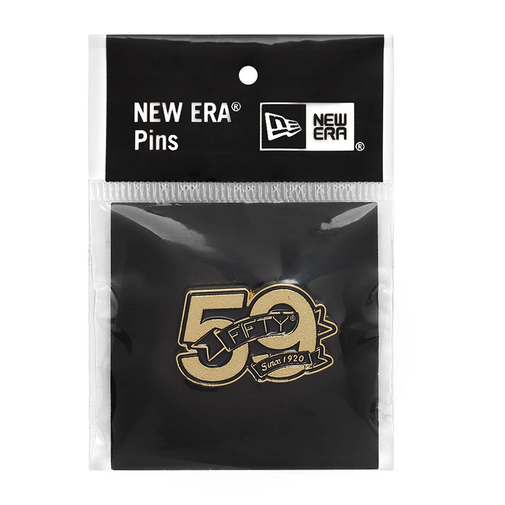 New Era 59FIFTY Day Banner Logo Gold/Black Pin Badge – NewEra