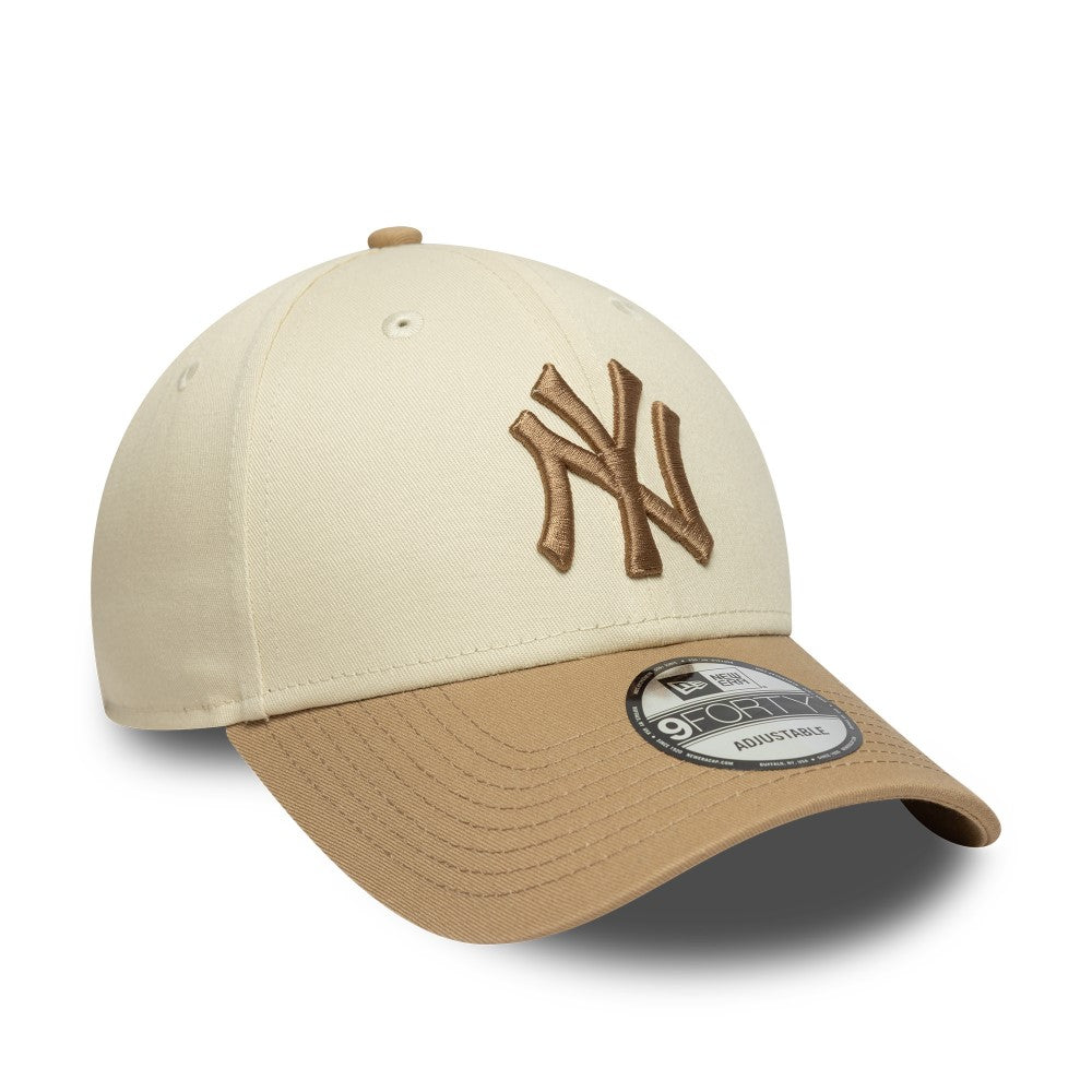 New York Yankees 9FORTY Colour Block Stone/Brown Cap – NewEra
