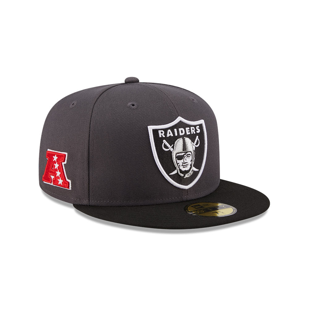 Las Vegas Raiders 59FIFTY NFL Grey Cap – NewEra